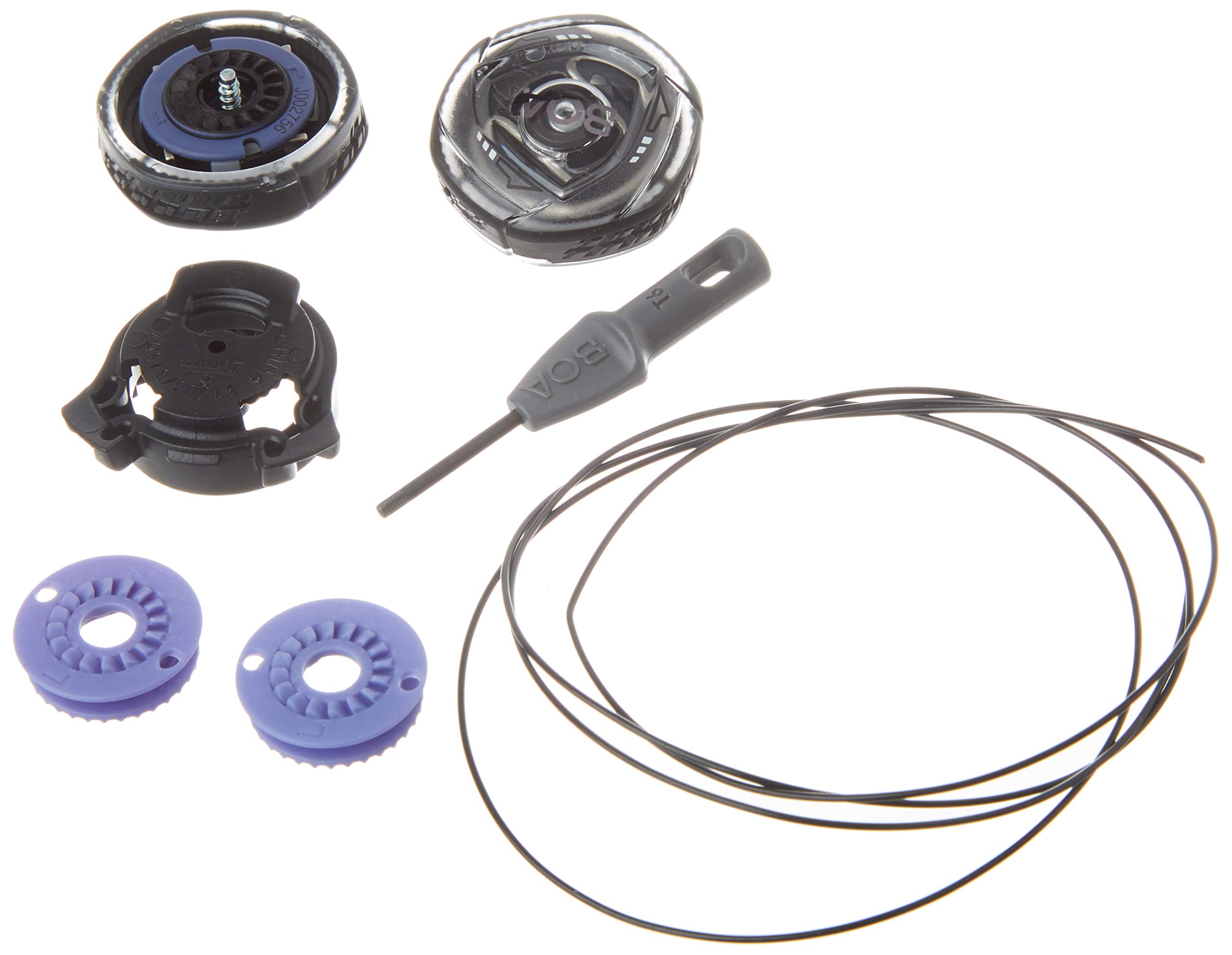 SHIMANO Boa IP1 Kit NEG IZQ RC901,XC9001 Bicycle Accessories, Adult Unisex, Black (Black)