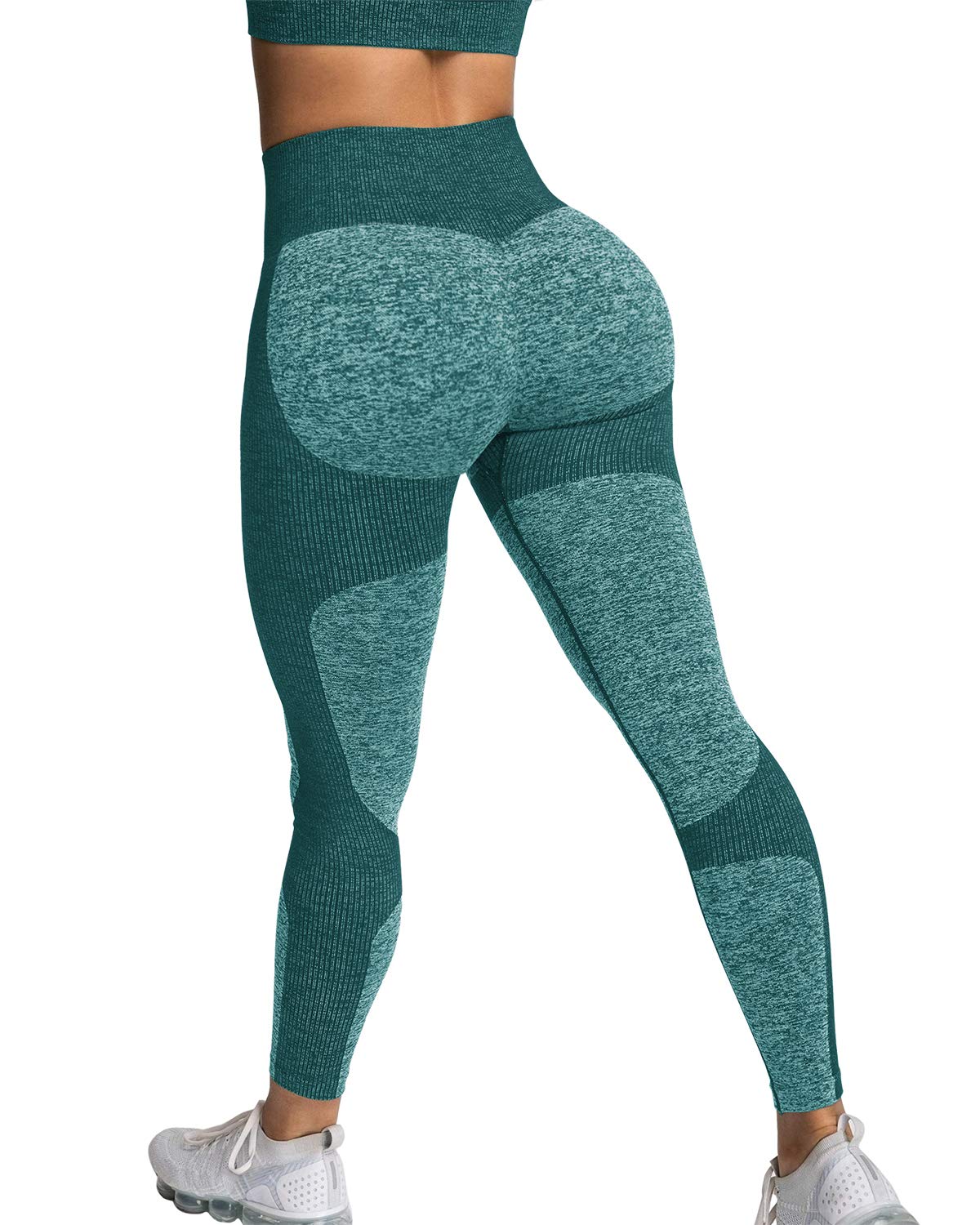 Seamless Workout Leggings for Women Butt Lift High Waist Yoga Pants Running Tummy Control Slimming
