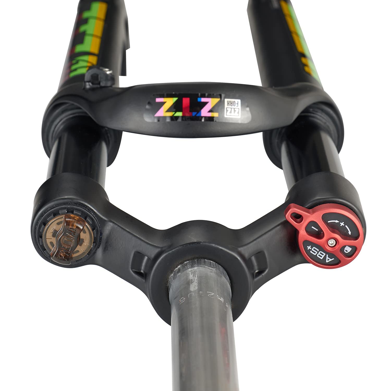 ZTZ MTB Fork Mountain Bicycle Suspension Forks, 26/27.5/29 inch MTB Bike Front Fork with Rebound Adjustment, 100mm Travel 28.6mm QR 9mm (27.5“)