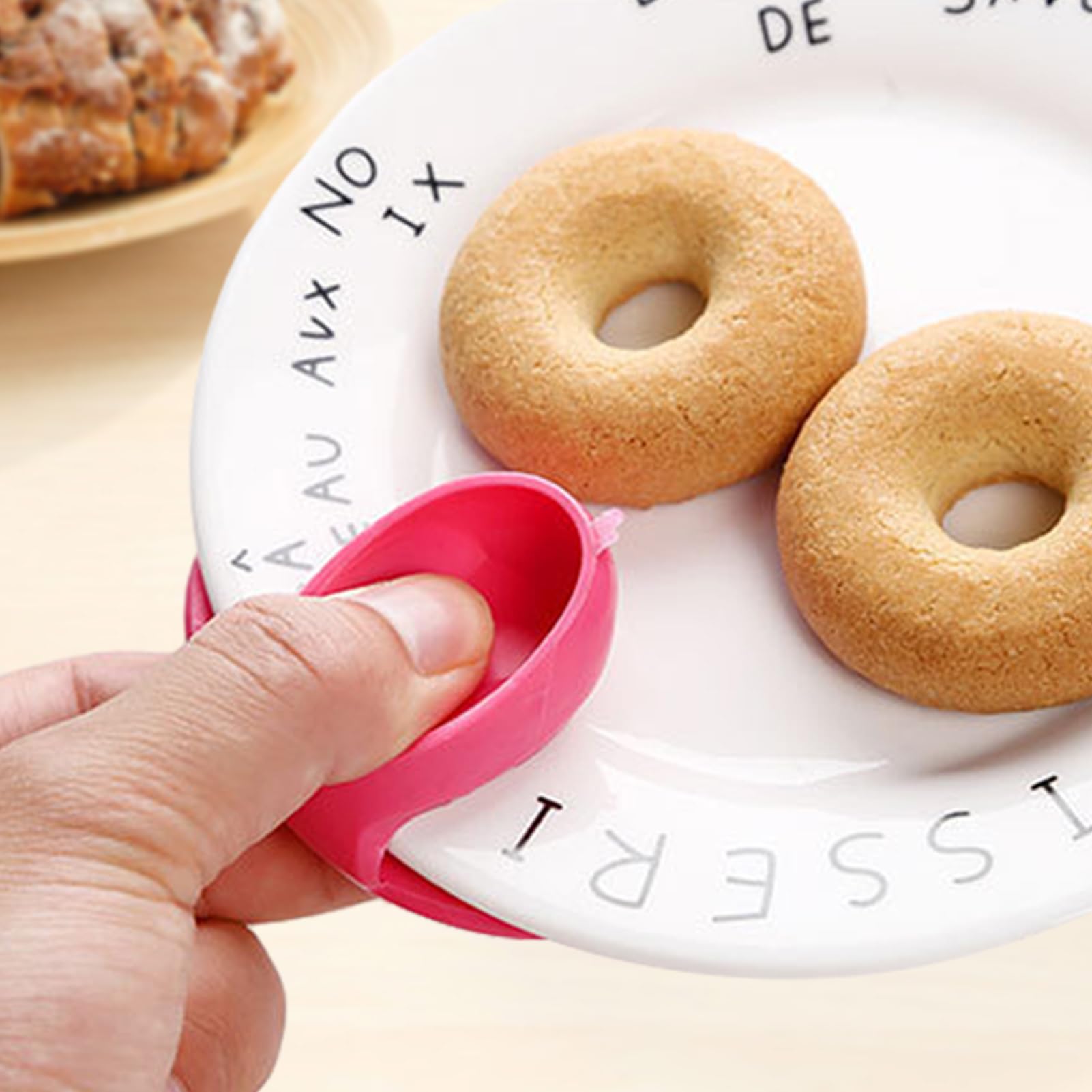 Silicone Pot Holders, Non Slip Anti Scalding Finger Gloves Oven Mitts Silicone, Pinch Mitts Cooking Potholders, Oven Accessories for Hand Protection Kitchen Gadget