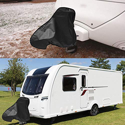 WonVon Universal Caravan Hitch Cover,Waterproof Hitch Cover Car Hook Connector Cover for Campervan Caravan