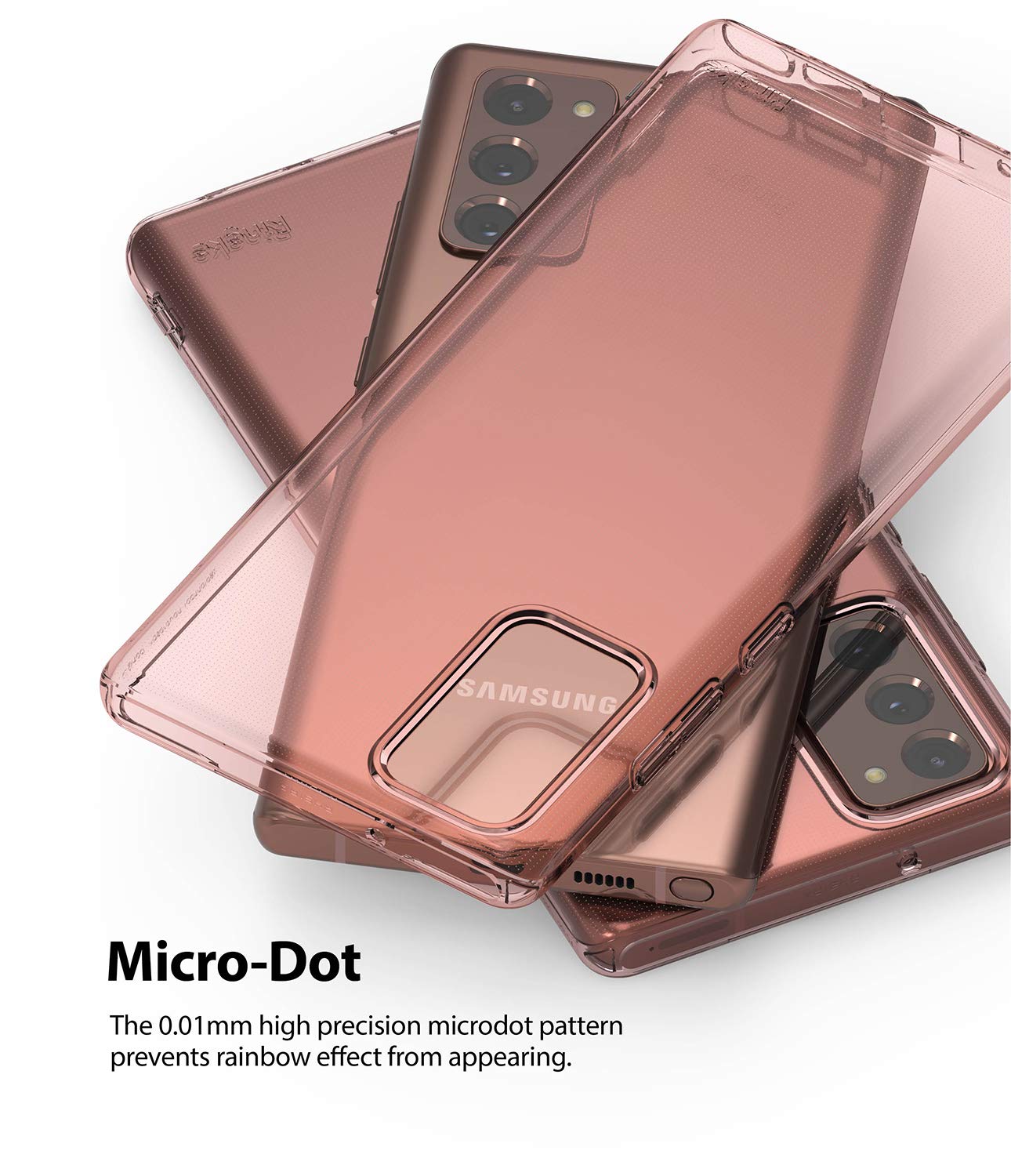 Ringke Air Compatible with Galaxy Note 20 Case 5G, Thin Flexible Shockproof TPU Phone Case - Rose Bronze