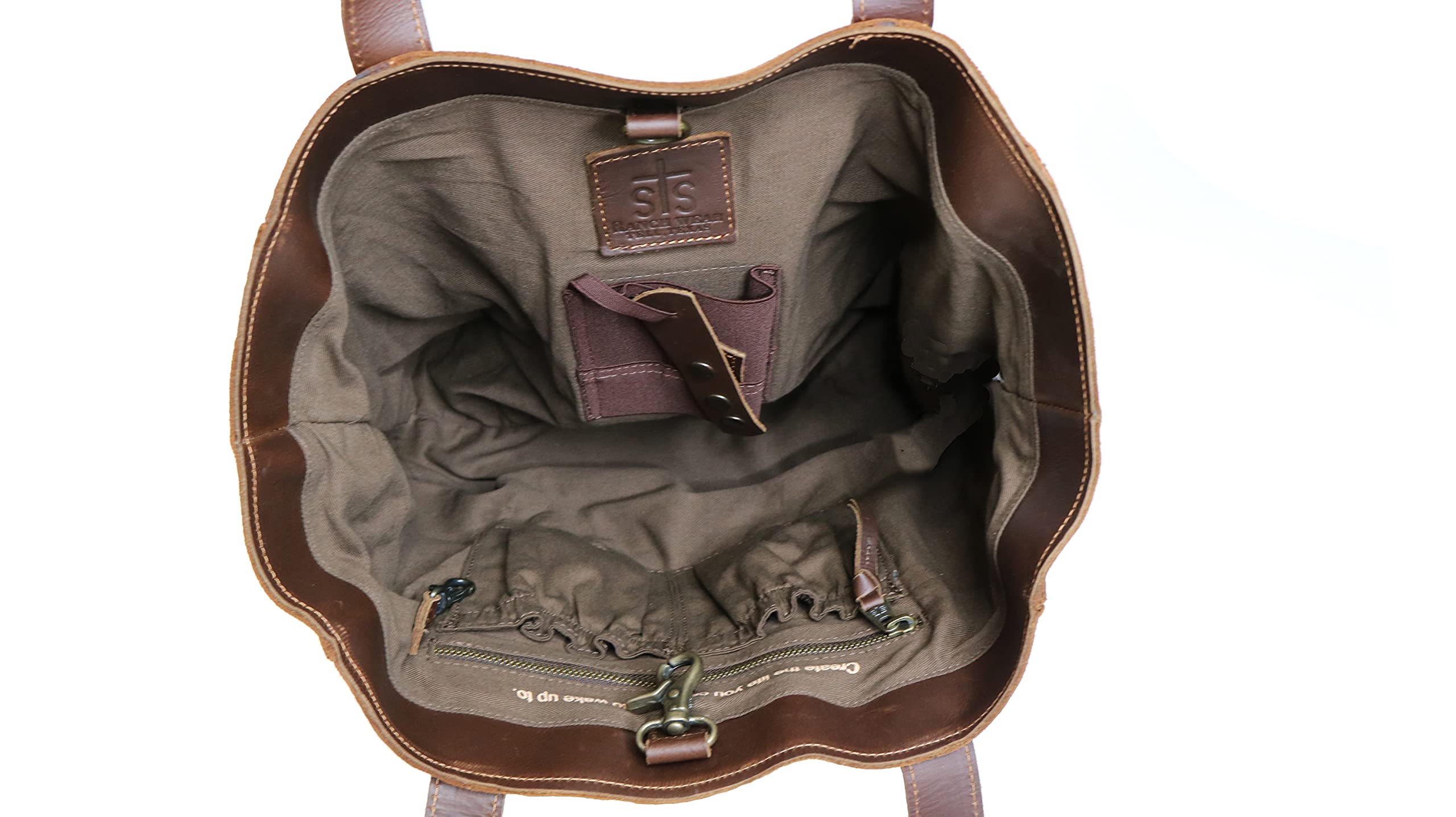 Sts Ranch Wear Womens STS Cowhide Sheridan Tote NA NA, Brown