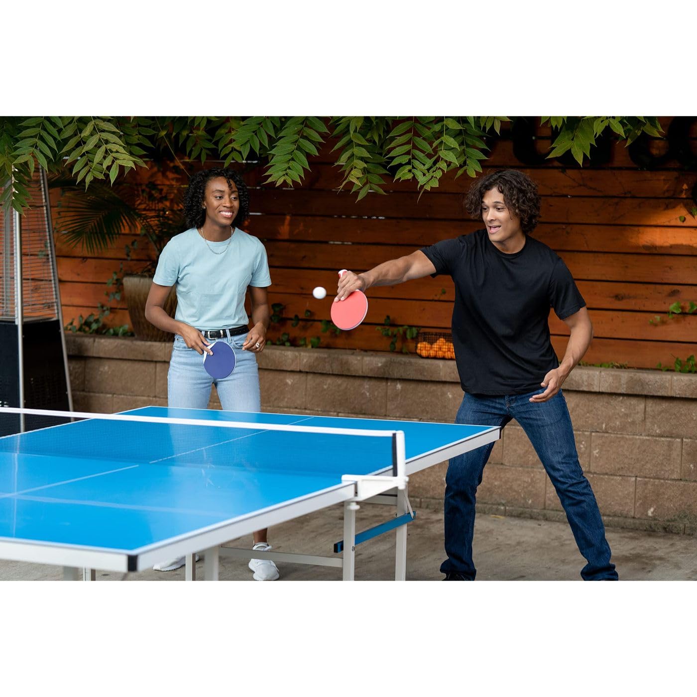 STIGA XTR Professional Outdoor Table Tennis Tables β All Weather Aluminum Waterproof Outdoor or Indoor Design with Net & Post - 10 Minute Easy Assembly Ping Pong Table with Compact Storage