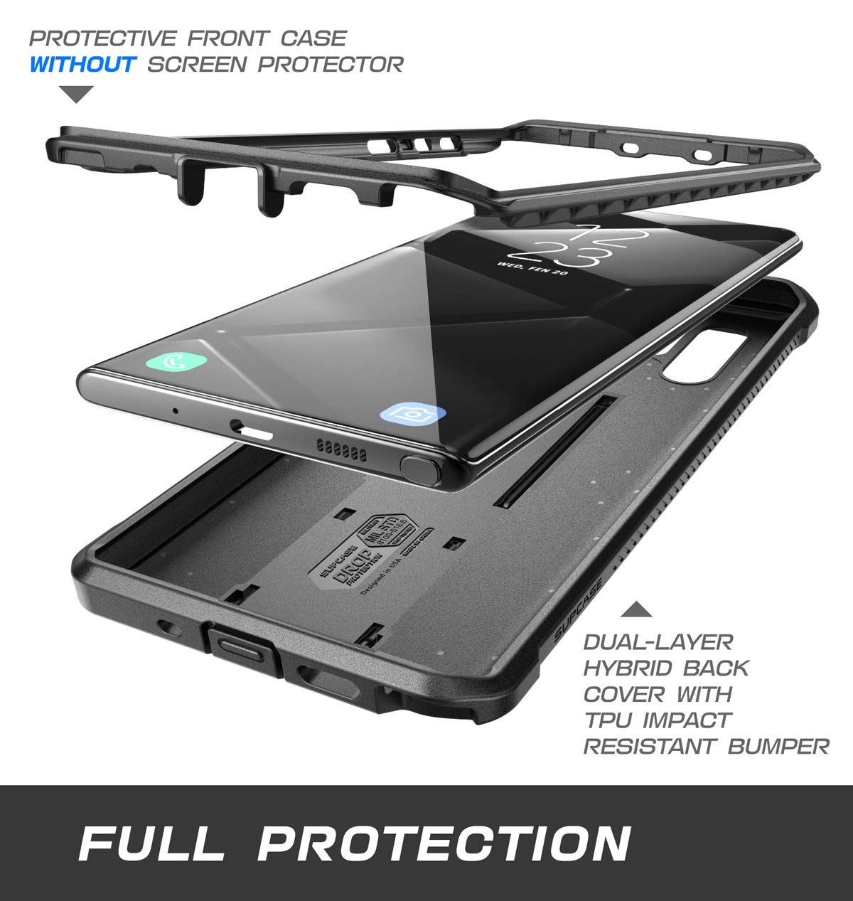 SUPCASE for Samsung Galaxy Note 10 Plus/Note 10 Plus 5G Case (Unicorn Beetle Pro), [Built-in Stand & Belt Clip] Full-Body Rugged Phone Case Without Screen Protector for Galaxy Note 10 Plus, Pink