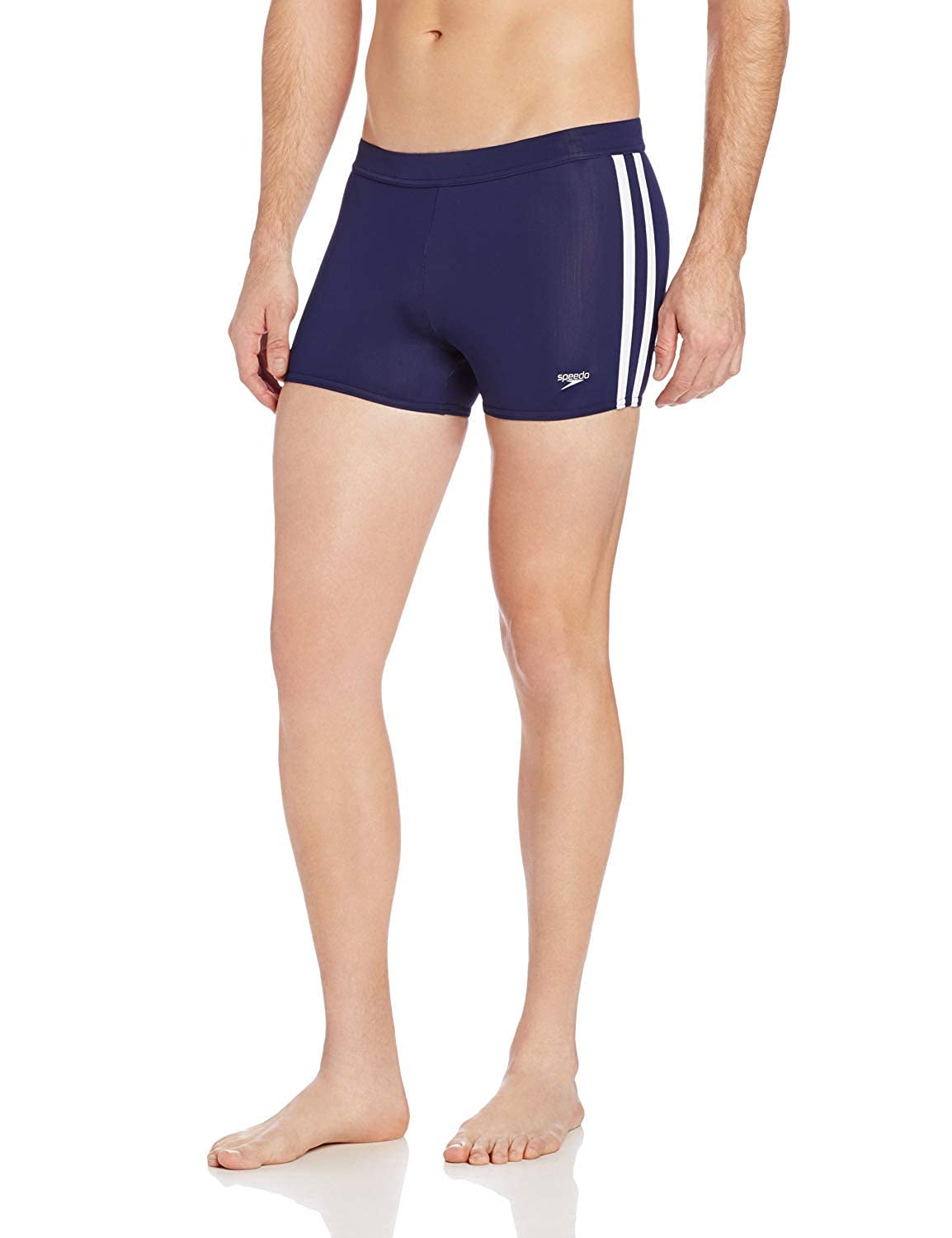 Speedo Men's Shoreline Square Leg Speedo Navy L