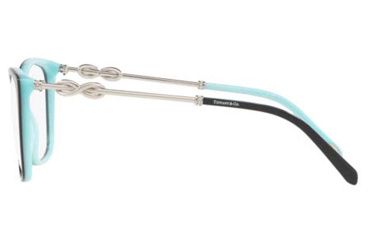 Tiffany & Co. TF2160BF - 8055 Eyeglass Frame BLACK/BLUE w/Clear Demo 54mm