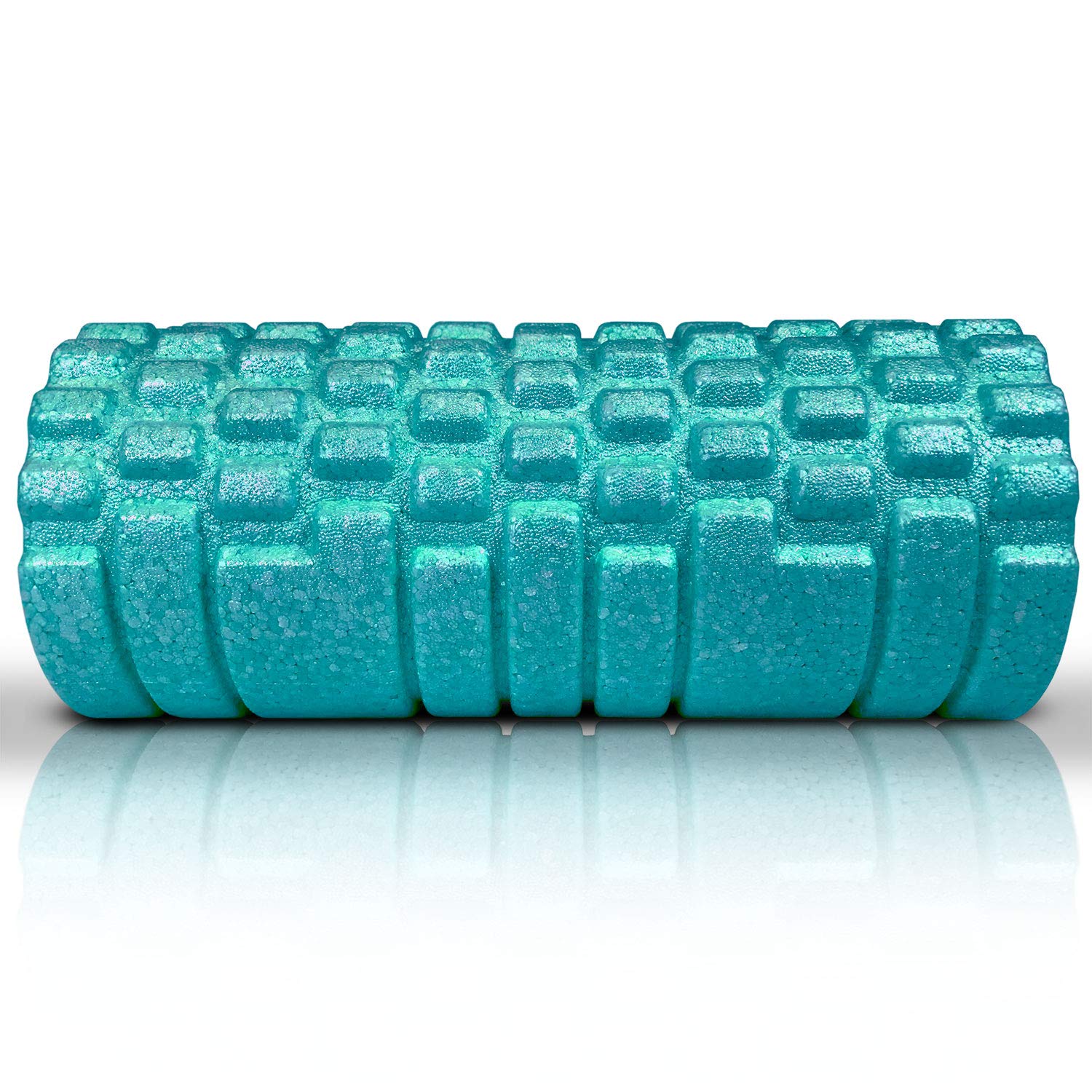 The Original Body Roller - High Density Foam Roller Massager for Deep Tissue Massage of The Back and Leg Muscles - Self Myofascial Release of Painful Trigger Point Muscle Adhesions - 13" Turquoise