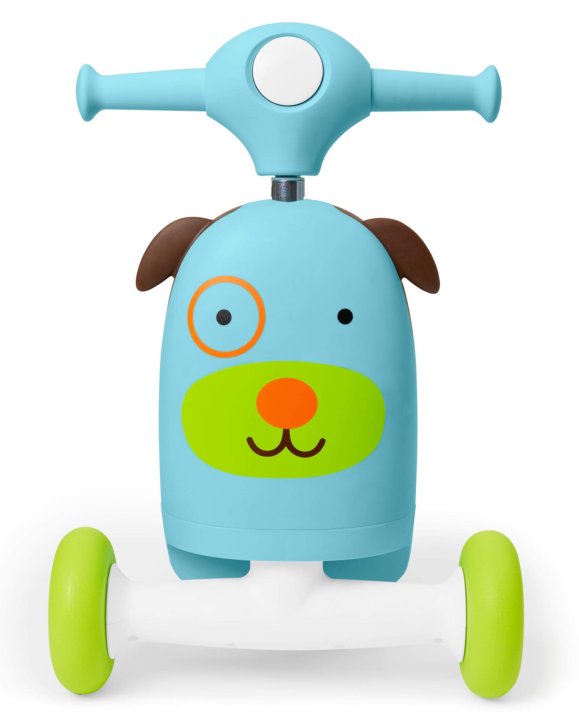 Skip Hop 3-in-1 Baby Activity Push Walker to Toddler Scooter, Zoo Dog