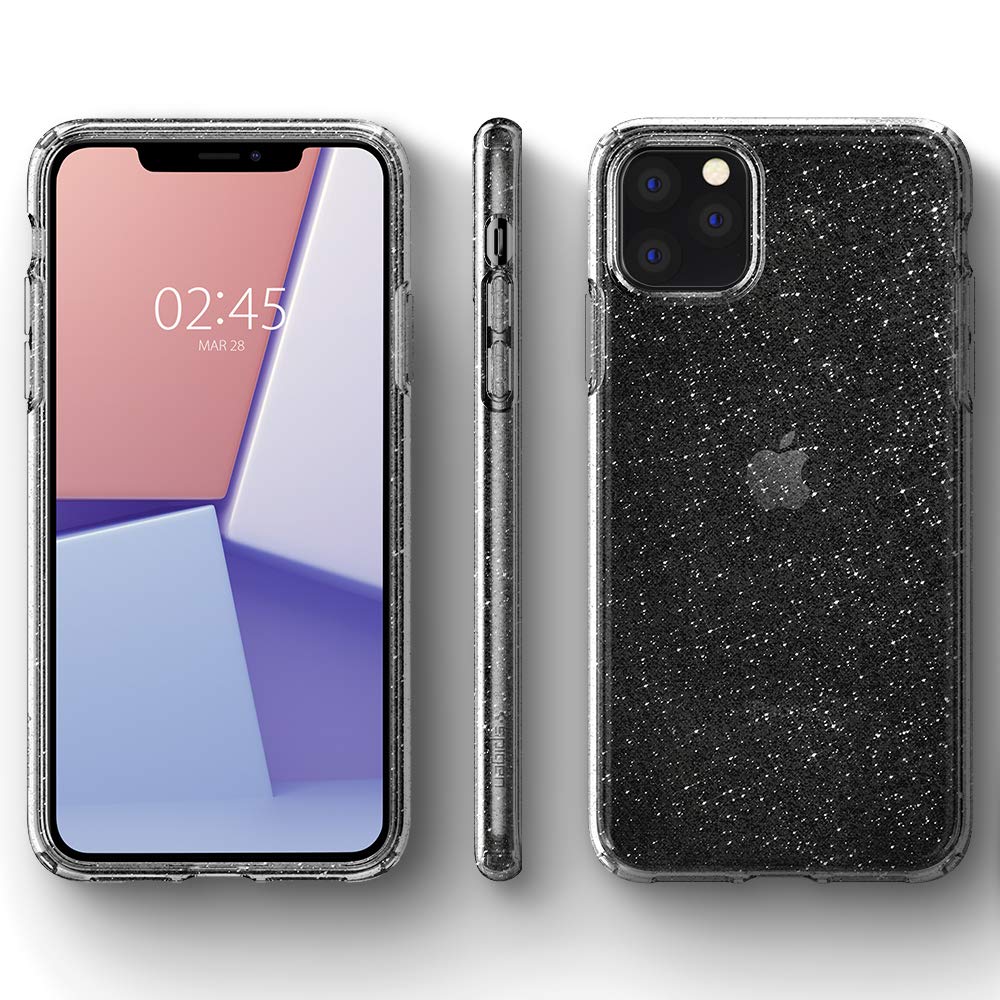 Spigen Liquid Crystal Glitter Designed for iPhone 11 Pro Case (2019) - Crystal Quartz