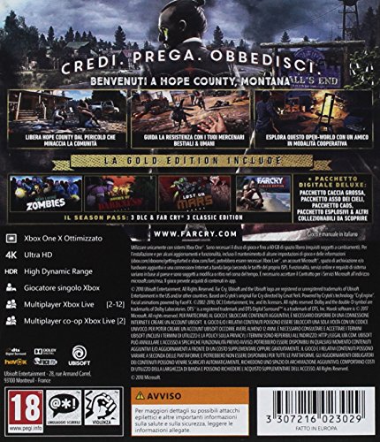 Refare Giochi per Console Ubisoft Sw XB1 94211 Far Cry 5 GOLD