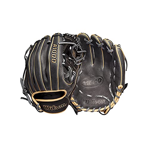 Wilson 2022 A1000 1786 11.5" Infield Baseball Glove - Grey/Blonde/Black, Right Hand Throw
