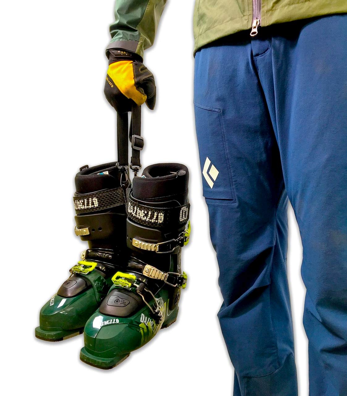 StoreYourBoard Ski and Boot Carrier Straps, Adjustable Shoulder Sling System, Heavy-Duty (Boot Carrier, 2 Pack)