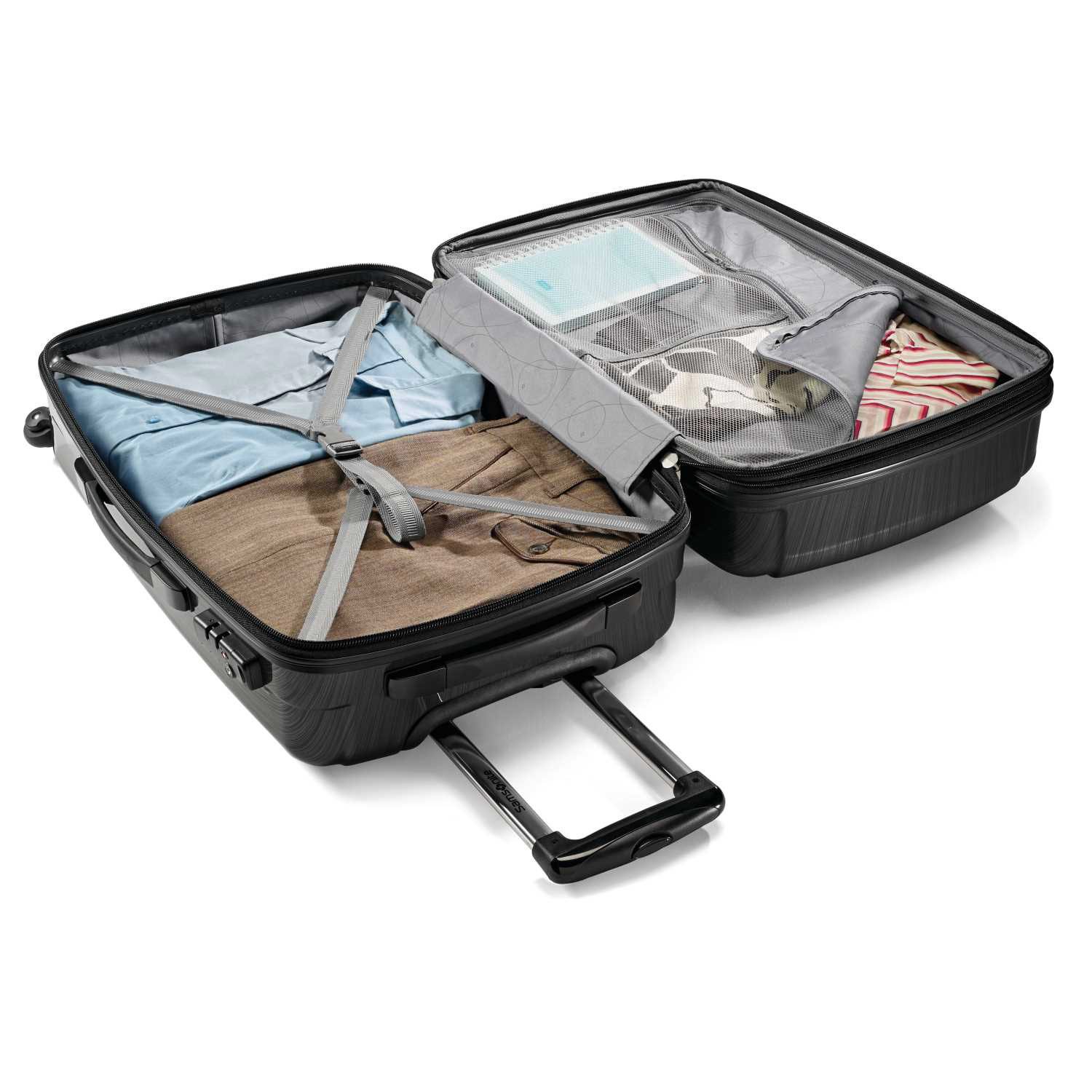 suitcases Winfield 2 Fashion 28 Spinner (Brushed Black, 28-inch)