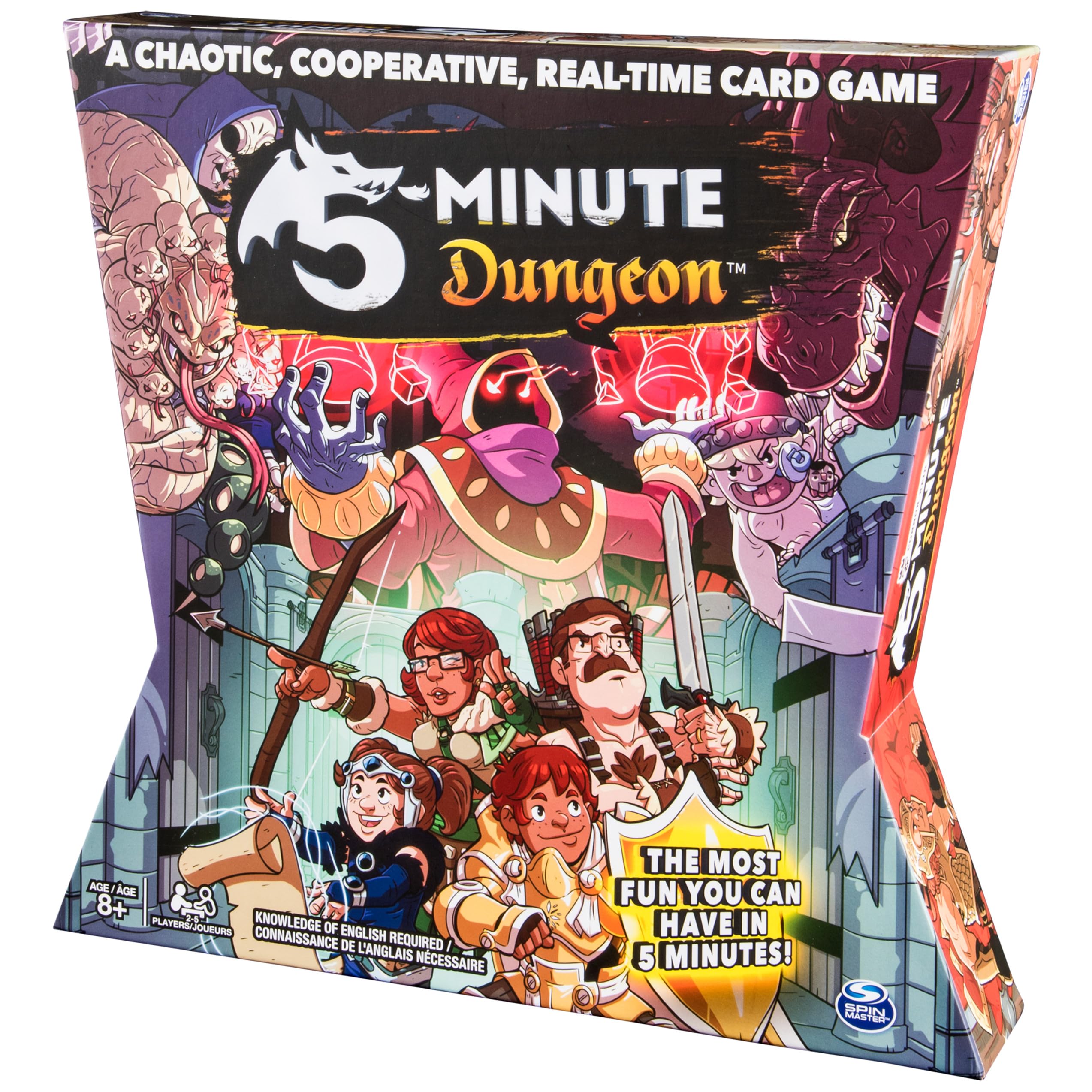 Spin Master Games 5 - Minute Dungeon Fun Card Game for Kids and Adults