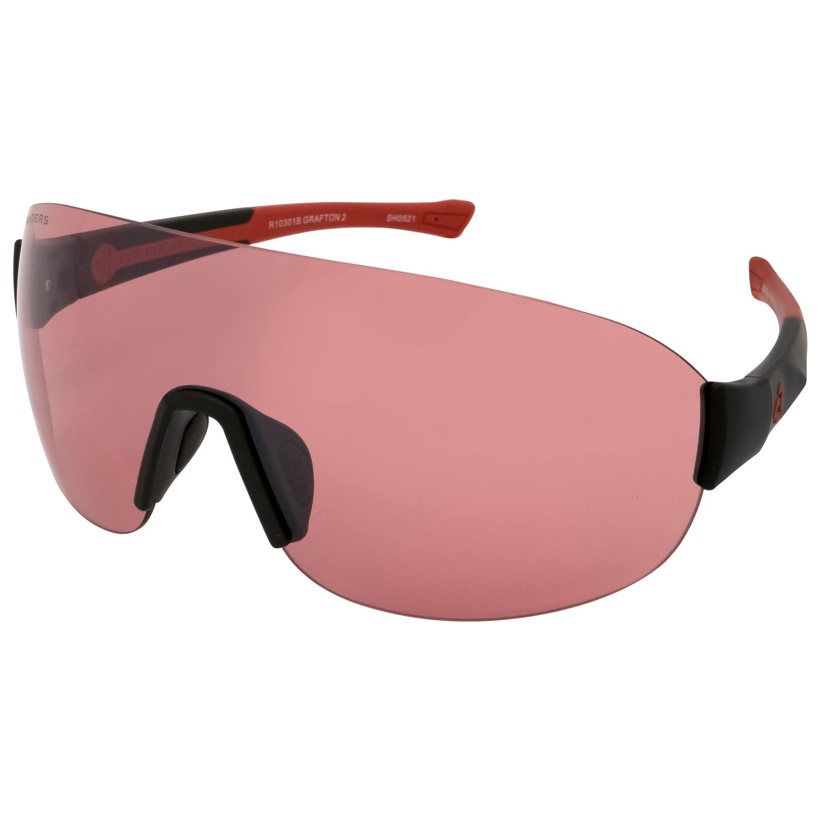 Ryders Grafton 2 Sunglasses Shield, Black, 134mm