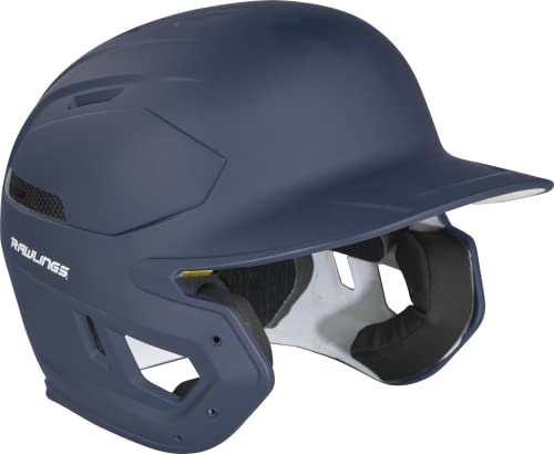 Rawlings | MACH CARBON Baseball Batting Helmet | Medium (7 1/8" - 7 1/4") | Navy