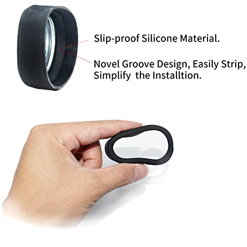 VRUIVR VR Magnetic Eyeglass Anti-Blue Lens Frame Protection Anti-Scratch for Quest 2 (Black)