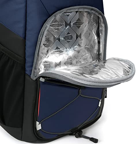 Titan Deep Freeze Backpack Cooler - 24 Can Cooler Bag Insulation, Navy Blue