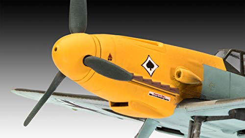 Revell GmbH 03893 Messerschmitt Bf109 F-2 Plastic Model Kit, Grey Camouflage