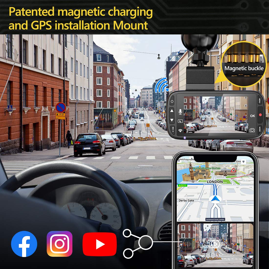 Skyview-B2-GPS-Dash-Cam Security-Camera-for-Car Car-Camera-Car-Dash-Camera-Dashcams-for-Cars Driving-Recorder-Dashcams-for-Trucks-Camara-para-Carro Owlcam-FHD-Wide-Angle-Night-Vision-Parking-Mode