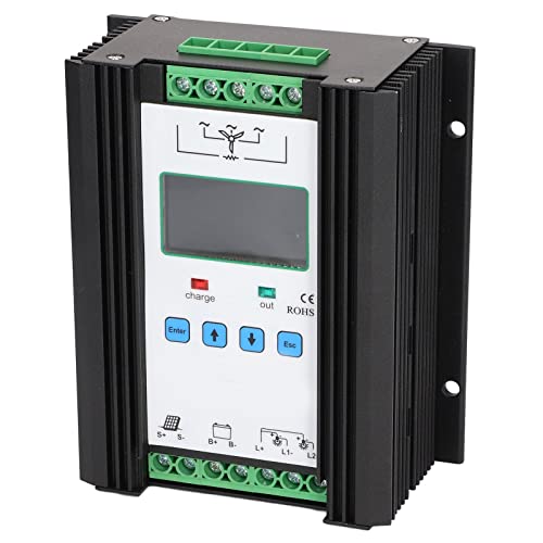 Wind Solar Hybrid Regulator, Wind Solar Blending Controller Digital Intelligent Control Wind Solar Regulator LCD, Renewable Energy Controllers