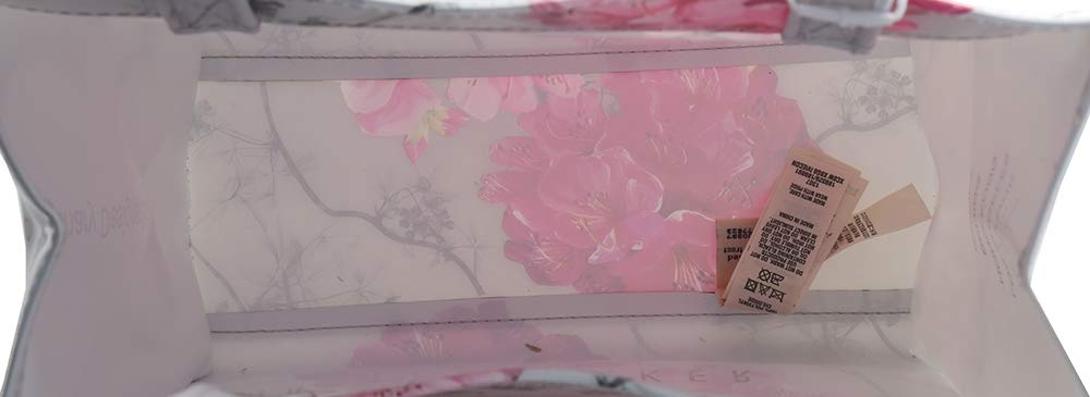Ted Baker London Iviecon PVC Babylon Floral Tote Handbag in Grey