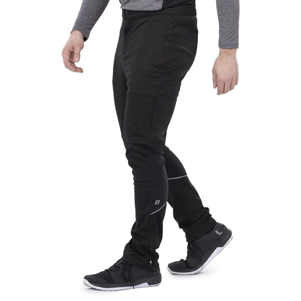 Swix Men's Standard Cross-Country Skiing Active Alpine Voldo Light Softshell Pants, Black, L