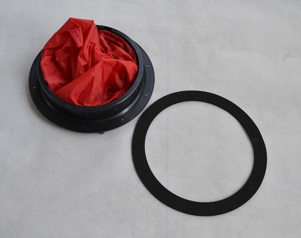RIYIN 8 Inch Hole Diameter Deck Hatch with Cat Bag for Kayak Boat Fishing Rigging