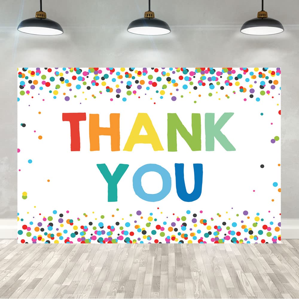 Ticuenicoa 5×3ft Thank You Backdrop Labor Day Thanks for All You do Father Staff Teachers Professors Doctors Banner National Nurses Day Photography Background Retirement Party Supplies Decorations