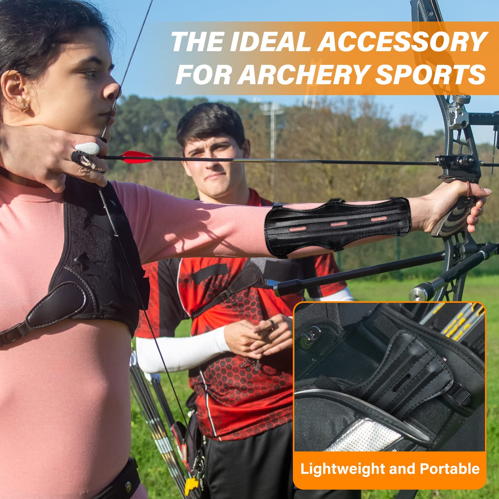 Trymaker Archery Arm Guards,Arm guards for Archery,Archery Wrist Guard for Recurve Bow and Compound Bow Youth and Adult,Archery Protective Arm Guard for Women
