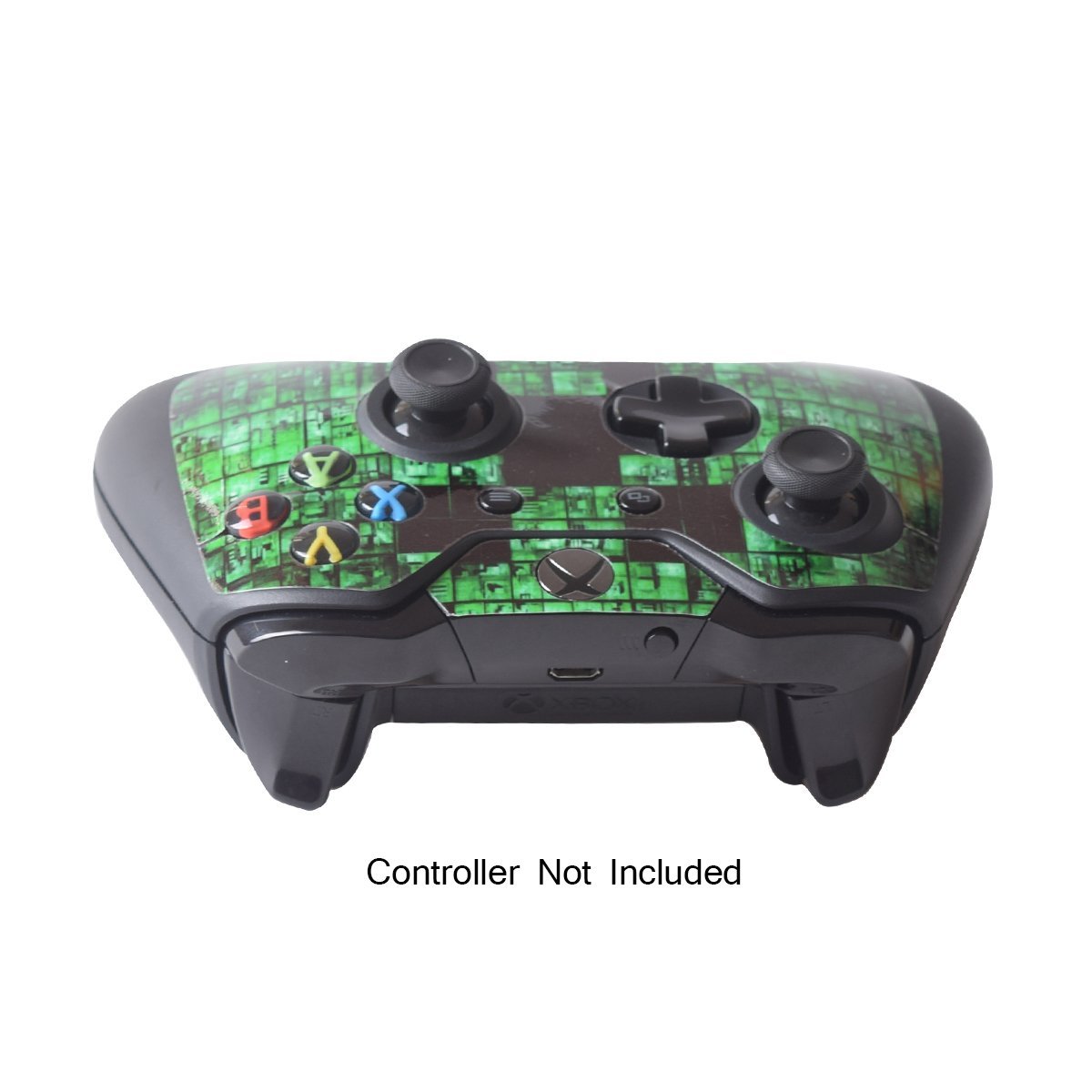 Skins Stickers for Xbox One Games Controller - Custom Orginal Xbox 1 Remote Controller Wired Wireless Protective Decals Covers - High Gloss Protector Accessories - Green Digicamo