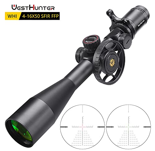 WestHunter Optics WHI 4-16x50 SFIR FFP Precision 1/10 MIL Scopes