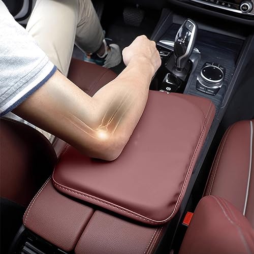 TBMAKE Car Armrest Pad for Mazda 2 3 5 6 Cx7 Cx5 Cx9 Cx-5 Cx3 MX-5 CX30, Leather Car Armrest Pad Memory Foam Car Cushion Mat,Green