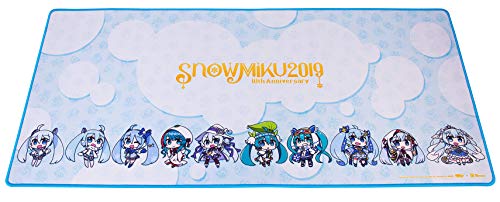 Thermaltake Tt Esports Dasher Extended Hatsune Miku Limited Edition Gaming Mouse Pad Snow Miku 2019 Edition Semi-Coarse Surface Non-Slip Rubber Base 35.43”X15.75”X0.16” MP-DSH-Blksxs-09