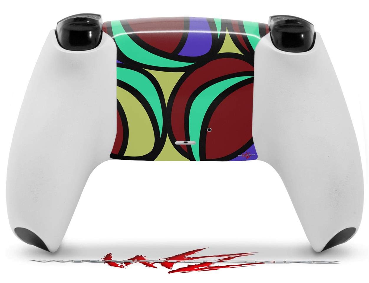 WraptorSkinz Skin Wrap compatible with Sony PS5 DualSense Controller Crazy Dots 04 (CONTROLLER NOT INCLUDED)
