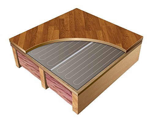 ThermoSoft In Floor Heating System, 120V, 9 Sqft, 3 ft x 3 ft