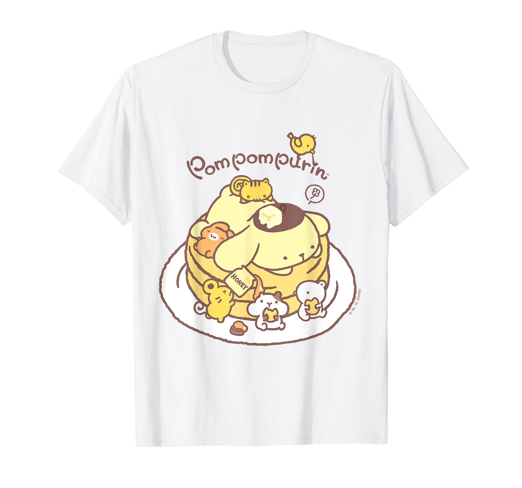 Pompompurin Pancake Friends Tee Shirt T-Shirt