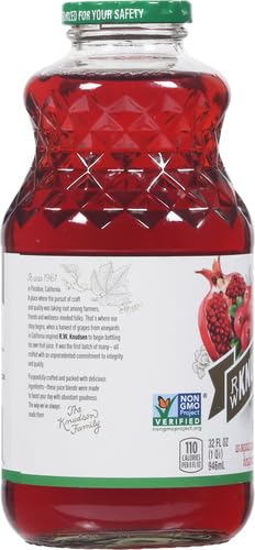 R.W. Knudsen Family Organic Cranberry Pomegranate Juice Blend, 32 Ounces