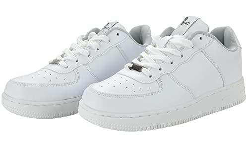 Unisex-Adult Basketball Shoe White