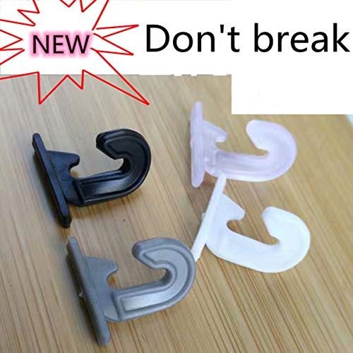 Sum-elyn New Hanging Hook PVC Hooks Home Decor Wall Poster Scroll Hooks 10 Piece (2 cm/per Piece)