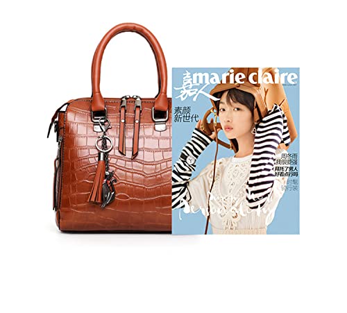 Women Fashion Handbags Wallet Tote Bag Shoulder Bag Top Handle Satchel Purse Set 4pcs (Blue)