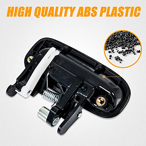 Wztepeng 8Pcs Door Handle Interior Exterior Door Handles Set Front Rear Driver & Passenger Side Compatible withToyota Corolla Chevy Prizm 1998 1999 2000 2001 2002