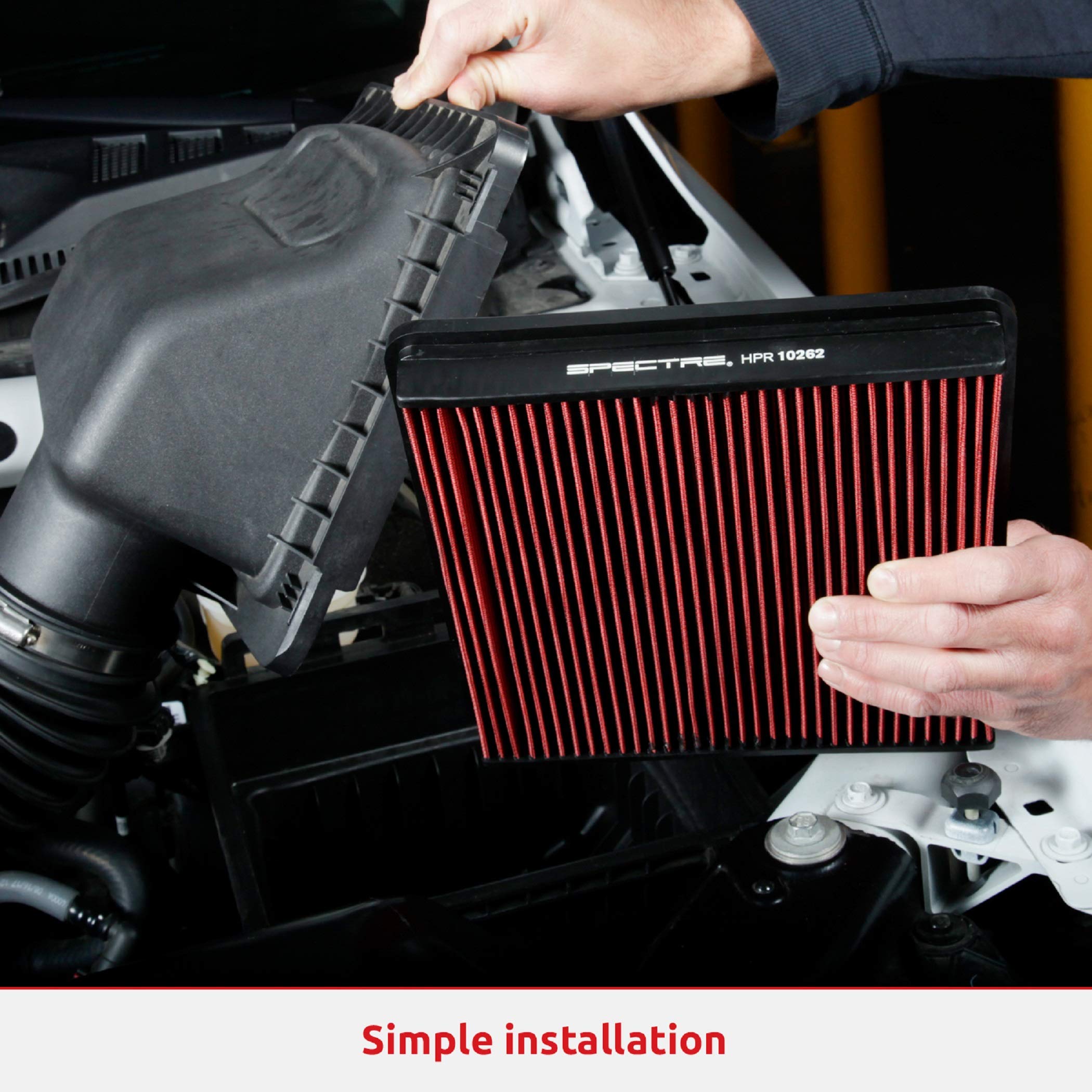 Spectre Engine Air Filter: High Performance, Premium, Washable, Replacement Filter: Fits 1999-2020 CADILLAC/CHEVROLET/GMC (Escalade, Suburban, Tahoe, Silverado, Avalanche, Yukon, Sierra) SPE-HPR8755