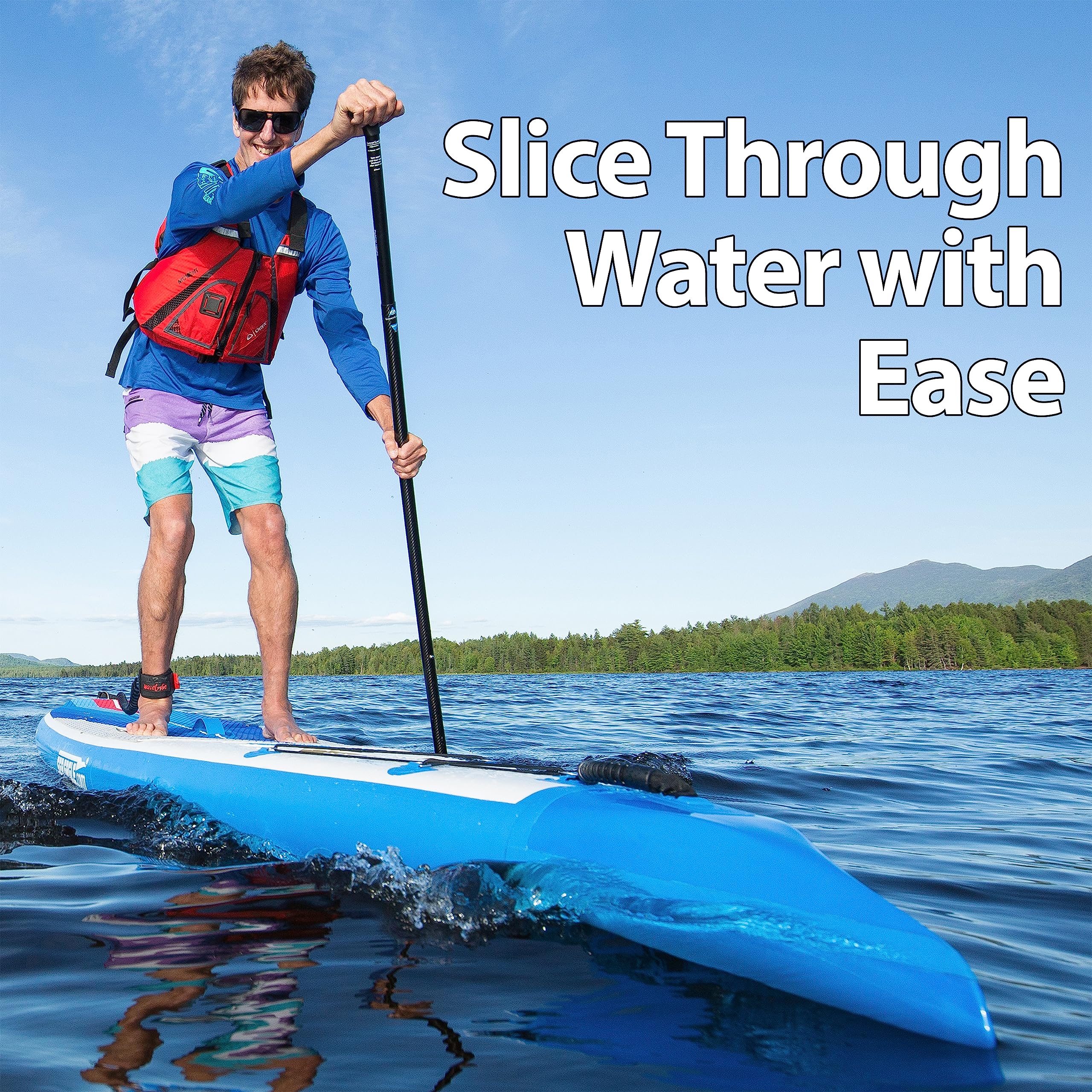 Sea Eagle NeedleNose 14β Inflatable Lightweight High Pressure Drop Stitch Stand Up Paddle Board SUP, Patented Wave Piercing Bow (NN14 iSUP Start Up)