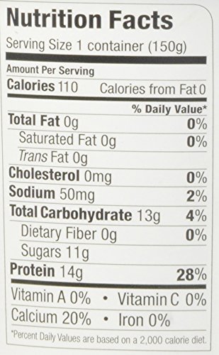 siggi's® Icelandic Strained Nonfat Yogurt, Blueberry, 5.3 oz. Single Serve Cup – Thick, Protein-Rich Yogurt Snack