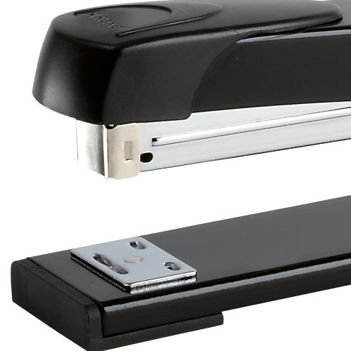Rexel Long Reach Stapler, 15 Sheet Capacity, Plastic Body, Black, 01026