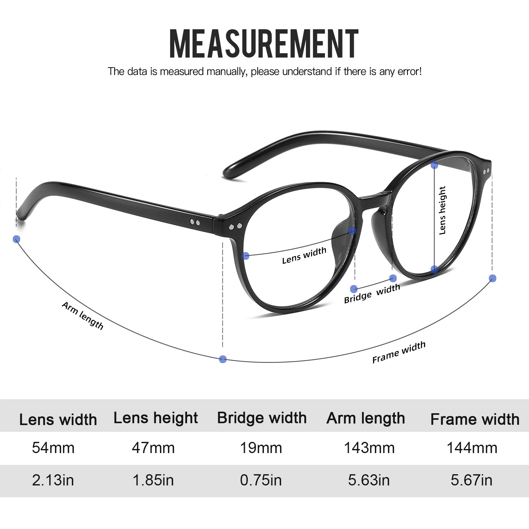 STORYCOAST Blue Light Blocking Glasses for Women Men,Round Frame Eyeglasses,Unisex Gaming Computer Glasses