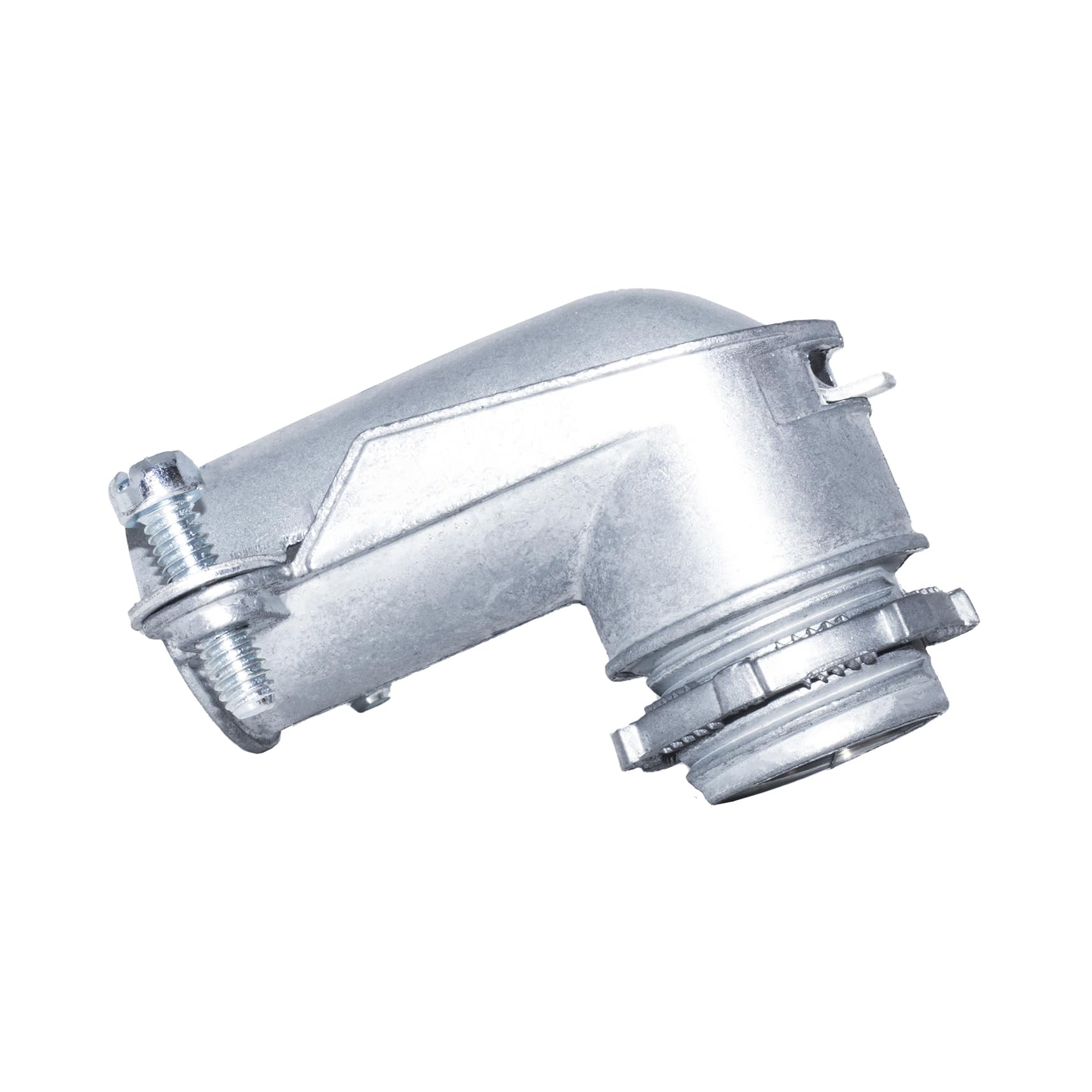 Sigma Electric, Silver Sigma Engineered Solutions ProConnex 49806 Flex 90-Degree Squeeze Connector 3/4-Inch, 1-Pack, Size