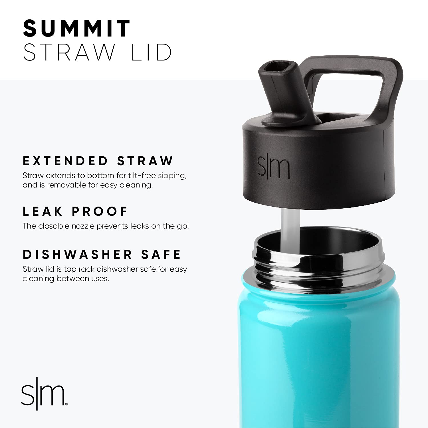 Simple Modern PJ Mask Kids Water Bottle with Straw Lid | Reusable Insulated Stainless Steel Cup for School | Summit Collection | 14oz, PJ Mask Adventures